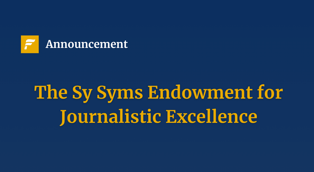 The Forward Announces Launch of the Sy Syms Endowment for Journalistic ...