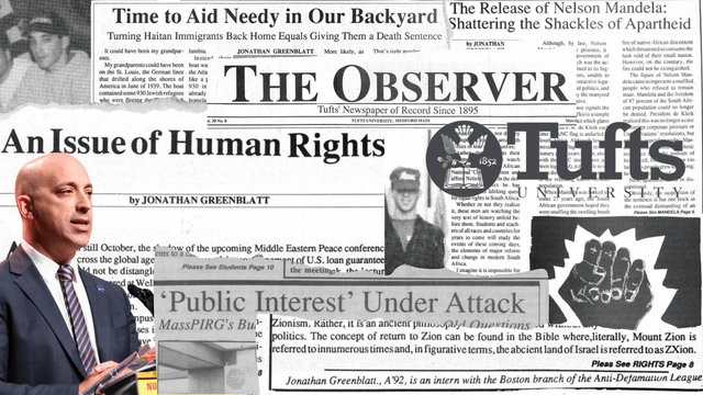 In college, ADL chief Jonathan Greenblatt celebrated free speech The ...