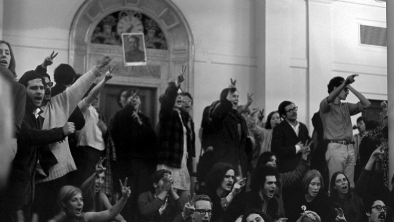 I was arrested at Columbia in '68, and I'm proud of today's students ...