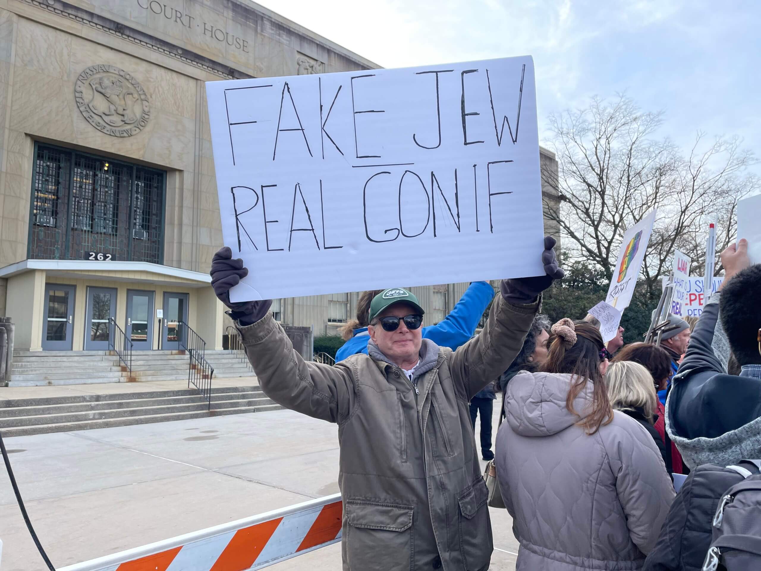 Long Island Jews protest Santos, condemn his exploitation of the ...