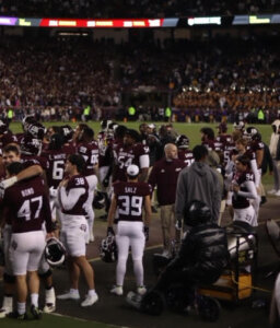 Kippah under his helmet, this yeshiva grad is now a Texas A&M running ...