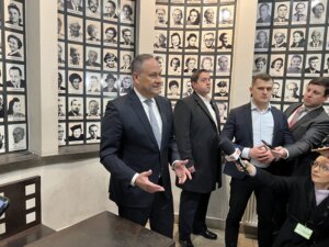 Doug Emhoff's Shoah remembrance trip, in photos – The Forward