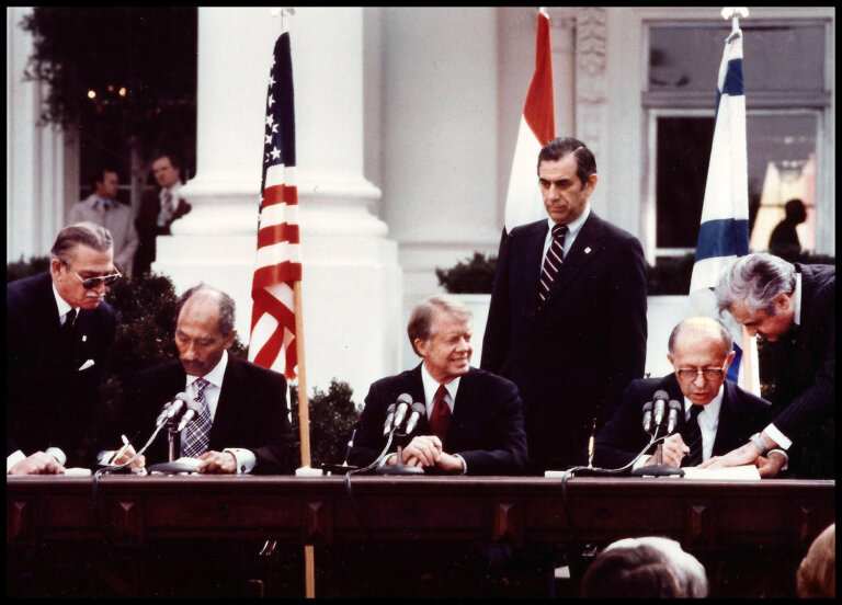 Jimmy Carter's Camp David victory, in photos – The Forward