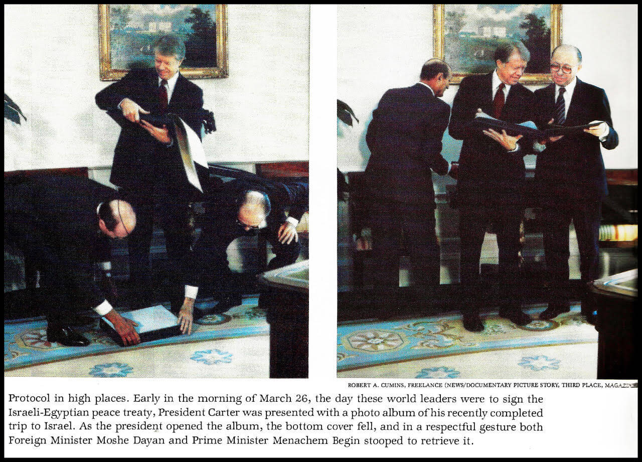 Jimmy Carter's Camp David victory, in photos – The Forward