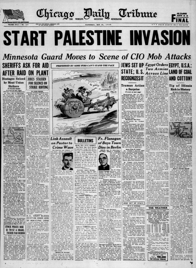 How the media covered Israel's independence day – The Forward