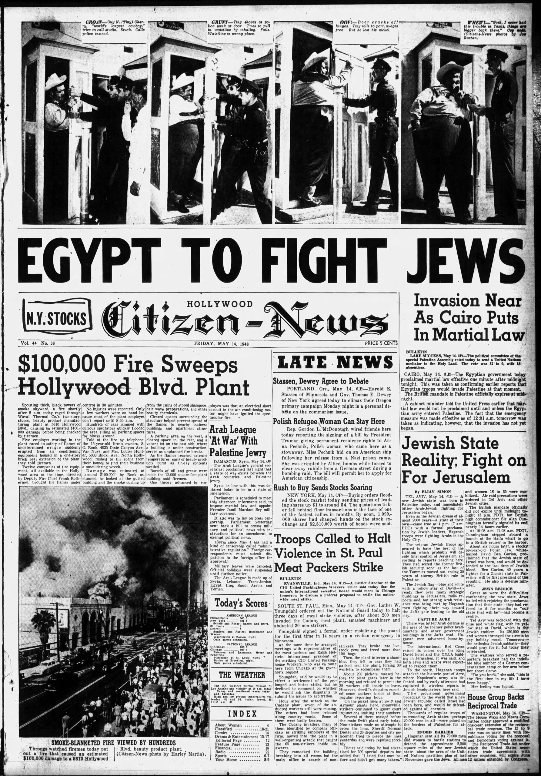 How the media covered Israel's independence day – The Forward