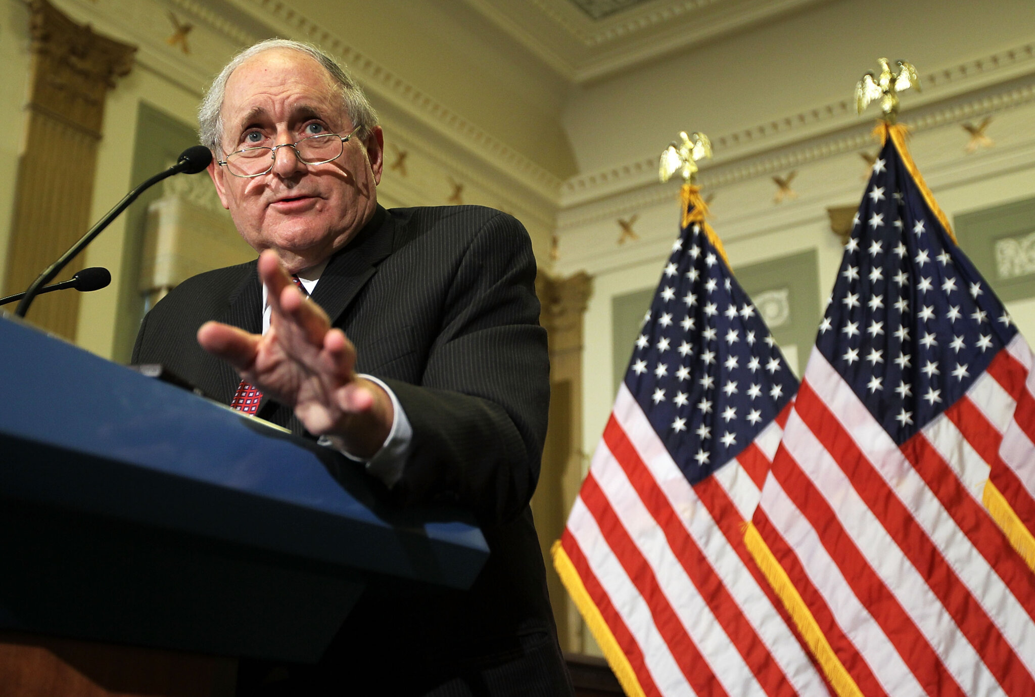 Navy launches ship named for late Jewish Sen. Carl Levin – The Forward