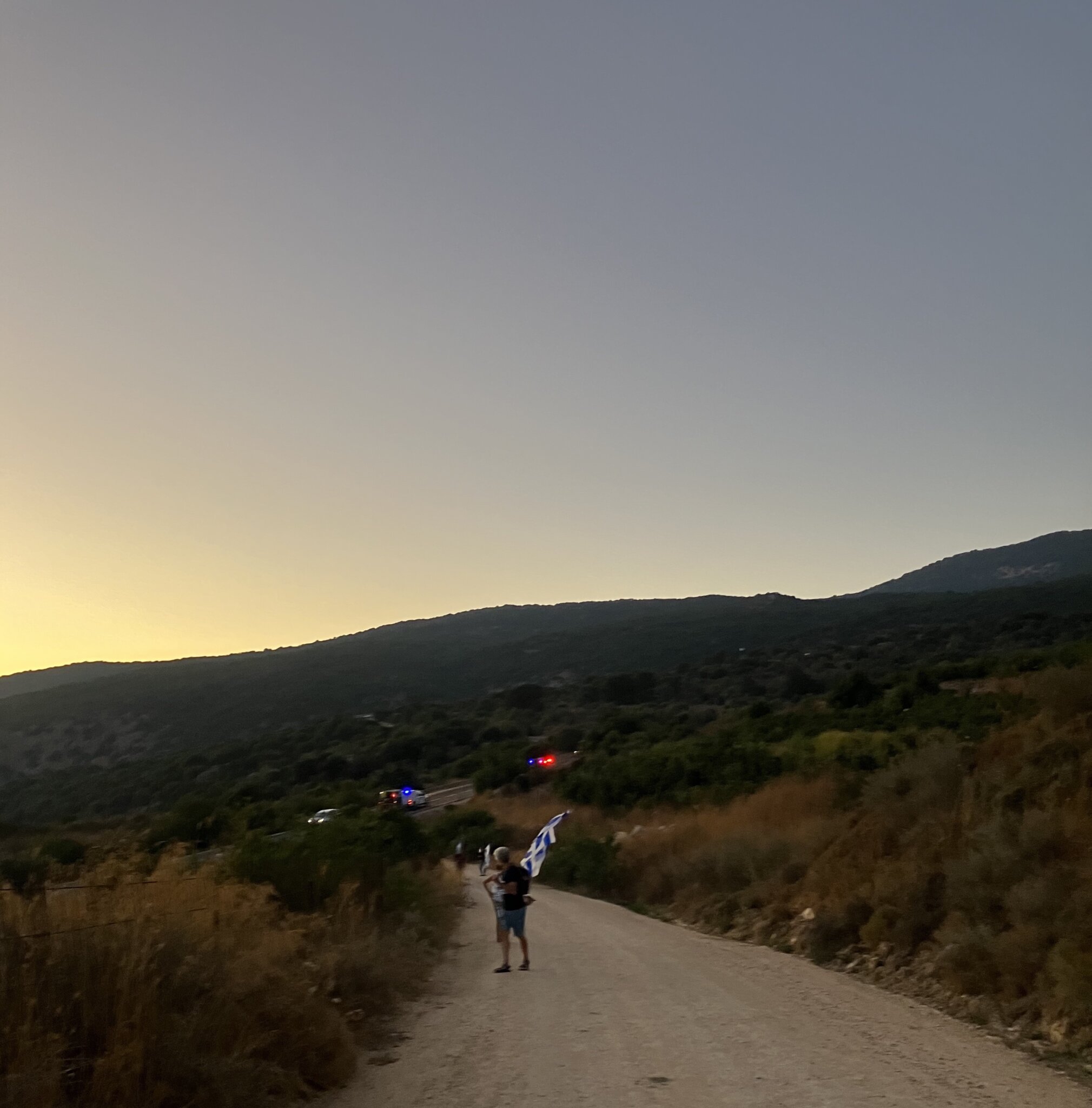 Netanyahu vacationed in Neve Ativ — protesters followed him there