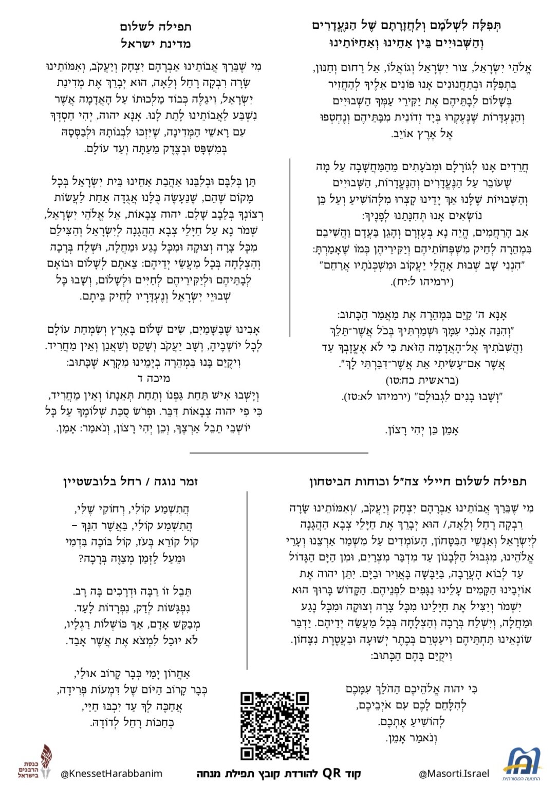 Rabbis writing new prayer for hostages held by Hamas – The Forward