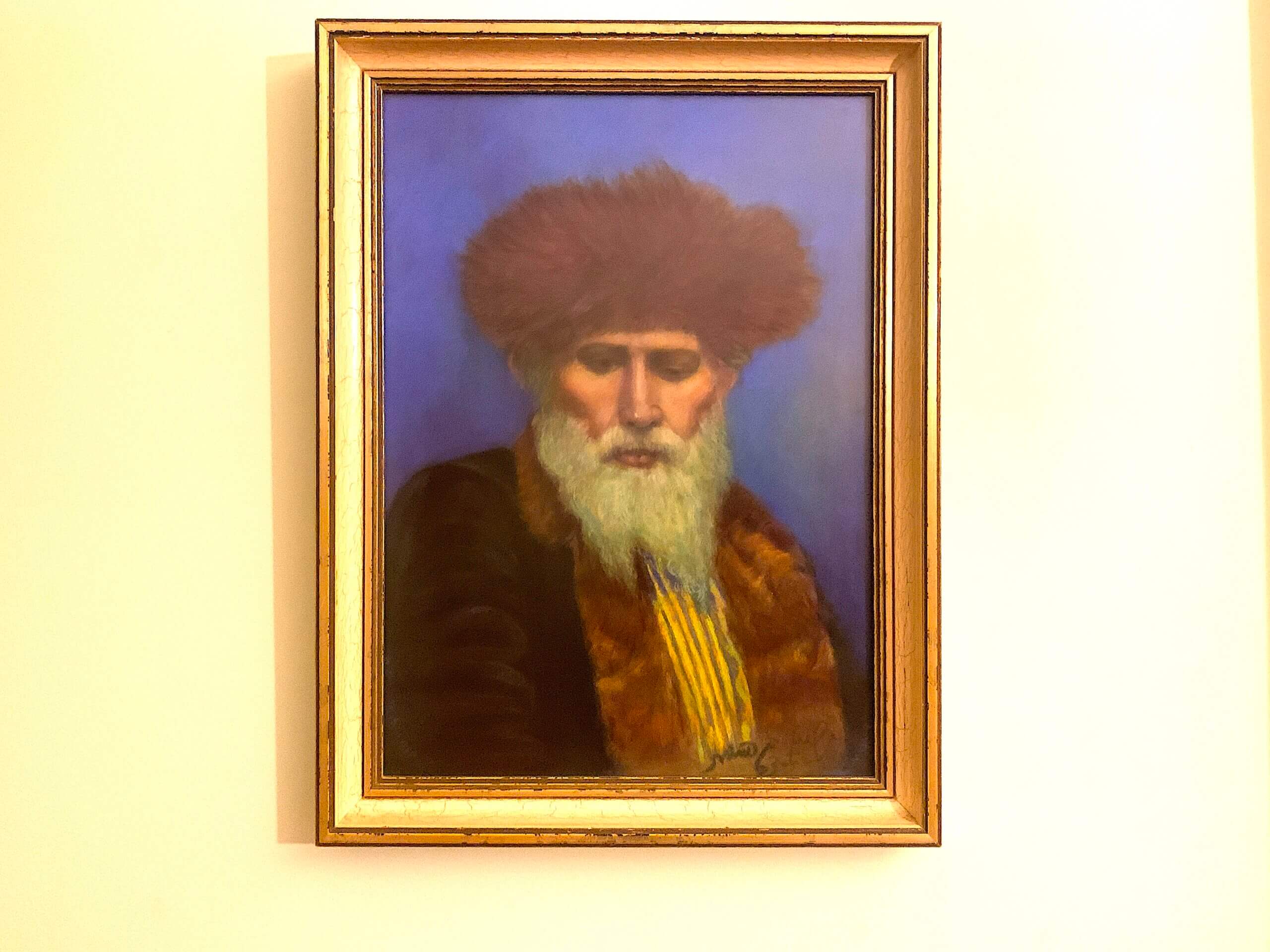 A painting of my great-grandfather who was embroiled in a blood libel ...