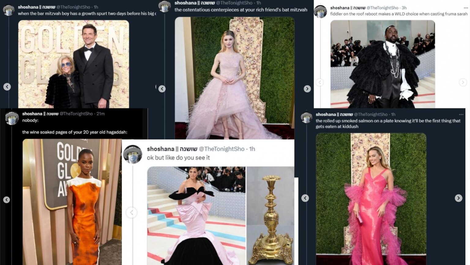 The memes finding the Jewishness in every red carpet outfit – The Forward