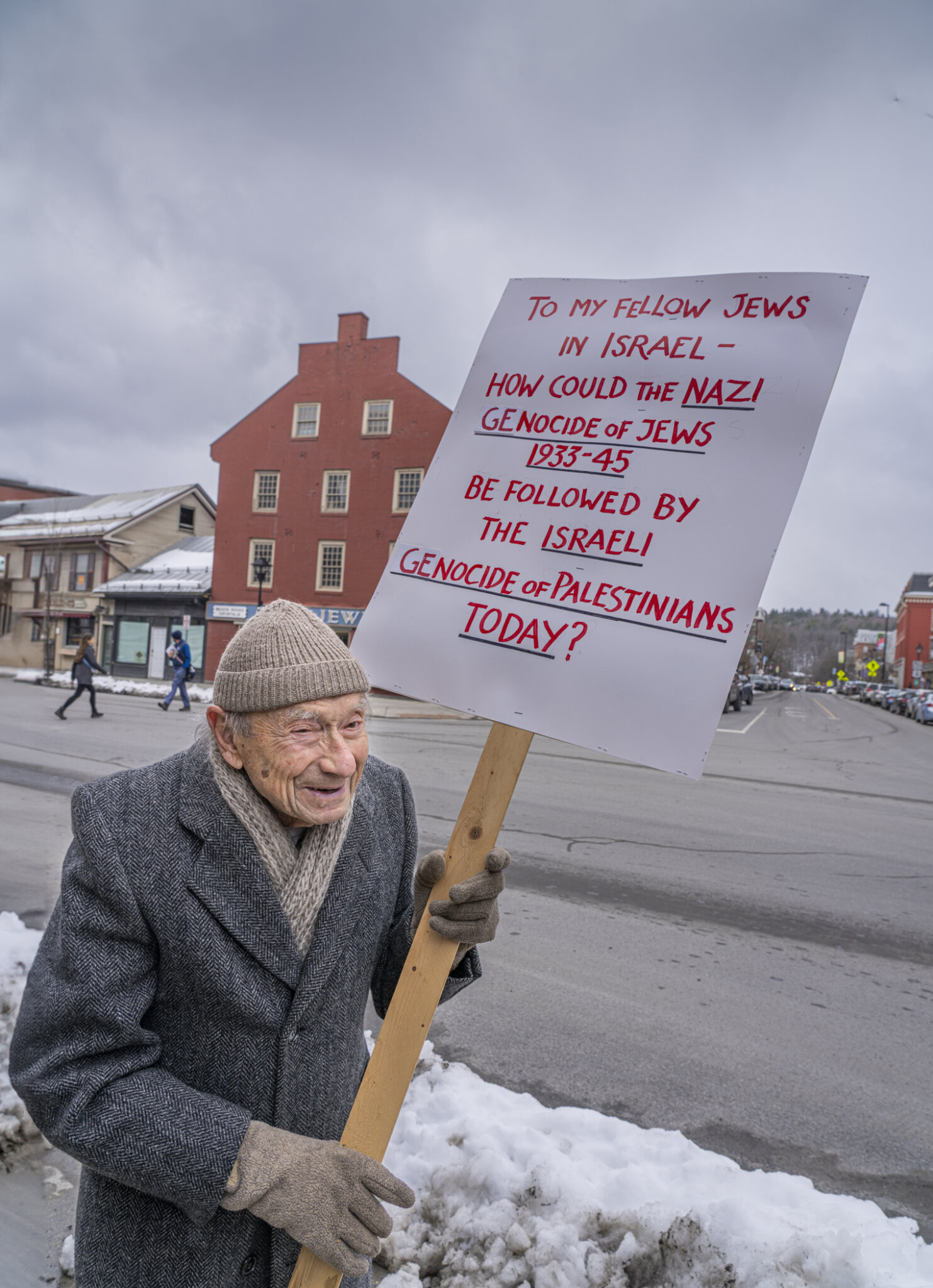 100-year-old Jewish activist Jules Rabin speaks out about Gaza – The ...