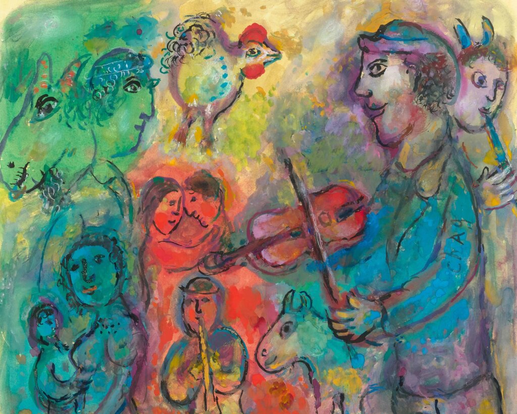 How Marc Chagall made painting Jewish subjects kosher – The Forward