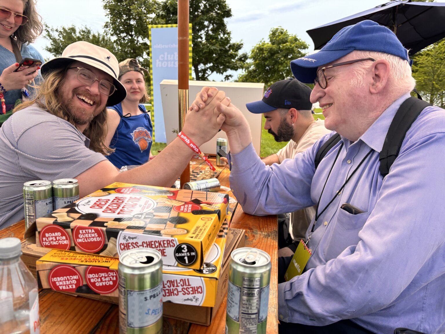 As in times of yore, Jews gathered upon an island to eat good food ...