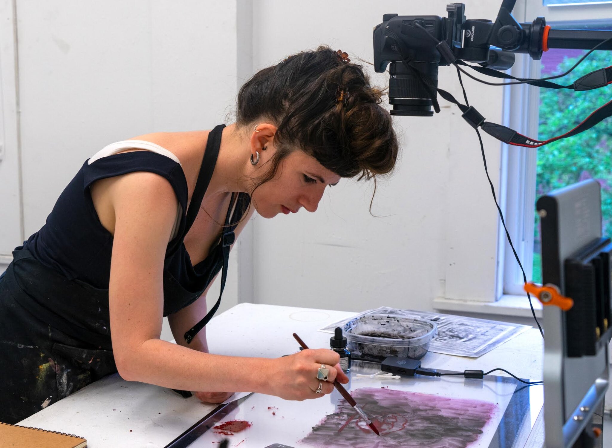 This artist's animations were inspired by the sacred book ‘Tsenerene’ – The Forward